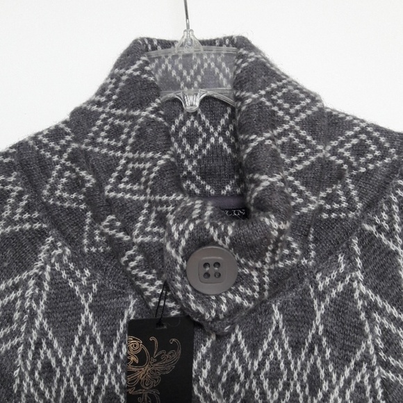 Grifflin Paris | Sweaters | Grey 34 Sleeve Long Cardigan Sweater Jacket ...